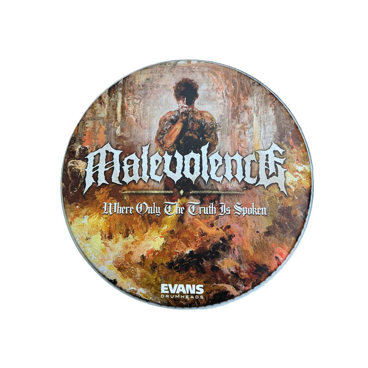 Malevolence - Where Only The Truth Is Spoken Drum Skin (Signed ...