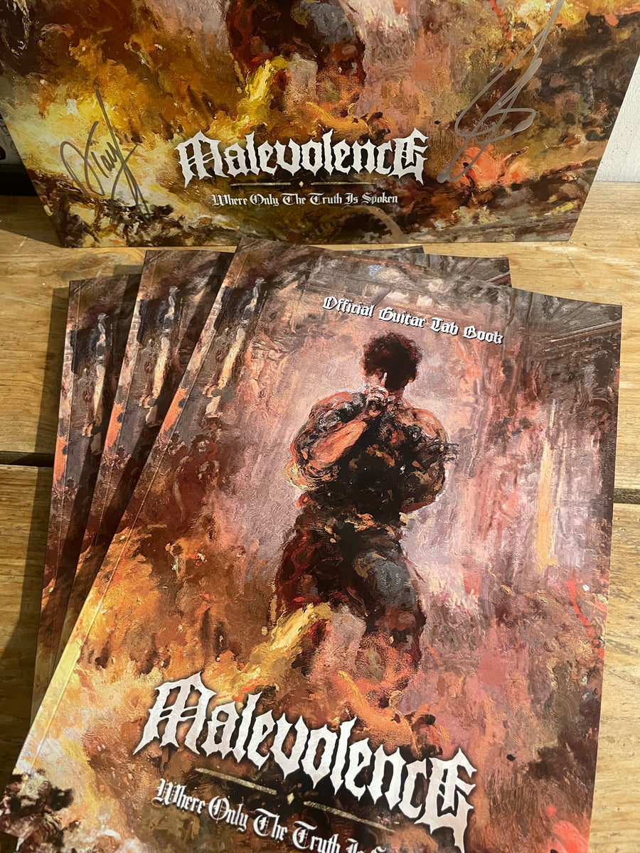 Malevolence - Where Only The Truth Is Spoken Guitar Tab Book – MLVLTD MUSIC