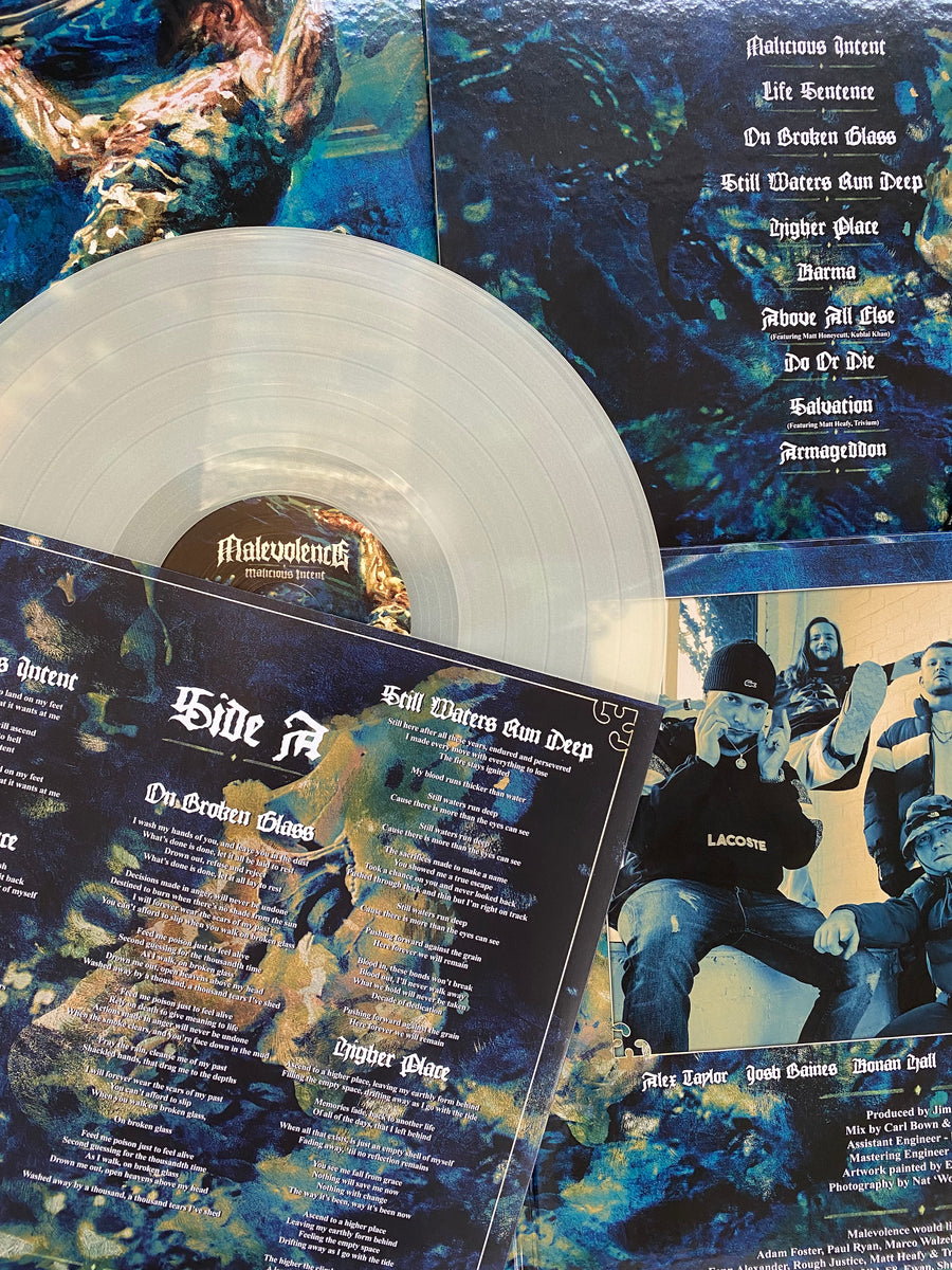 Malevolence - Malicious Intent Glow In The Dark 12" Hardback Vinyl ...